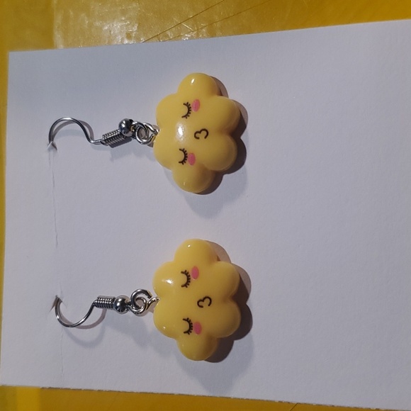 Jewelry | Yellow Kissing Face Clouds | Poshmark